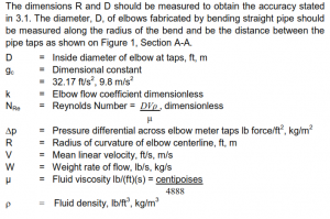 Elbow Taps Flowmeter Design Requirement – PAKTECHPOINT