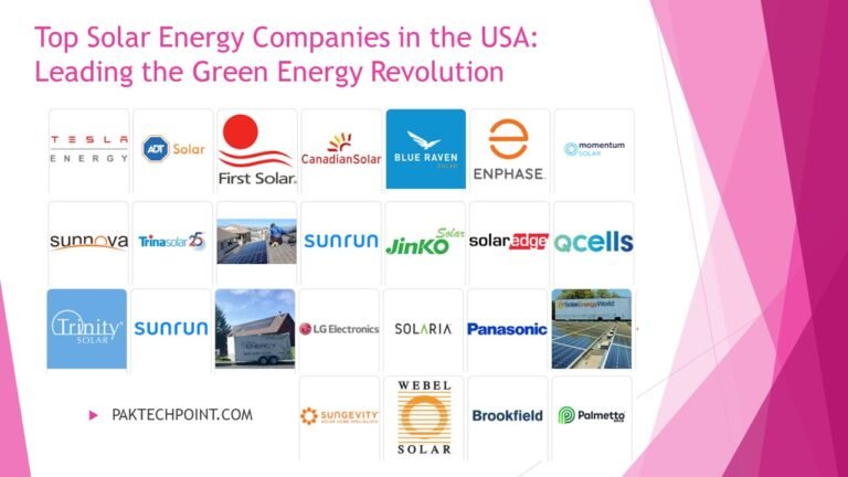 Top Solar Energy Companies in the USA: Leading the Green Energy ...