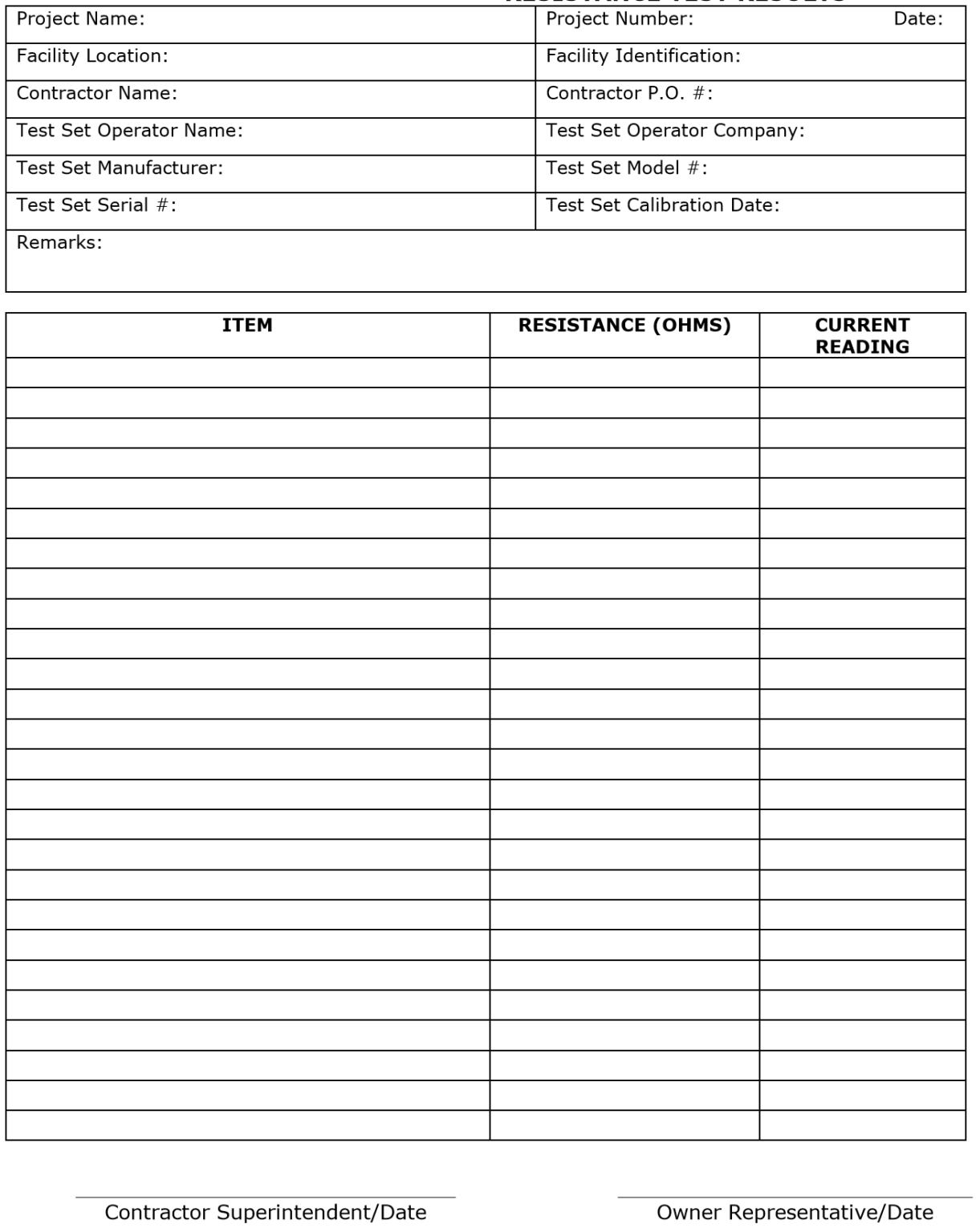 Electrical System Inspection And Testing Method Statement Paktechpoint 4132